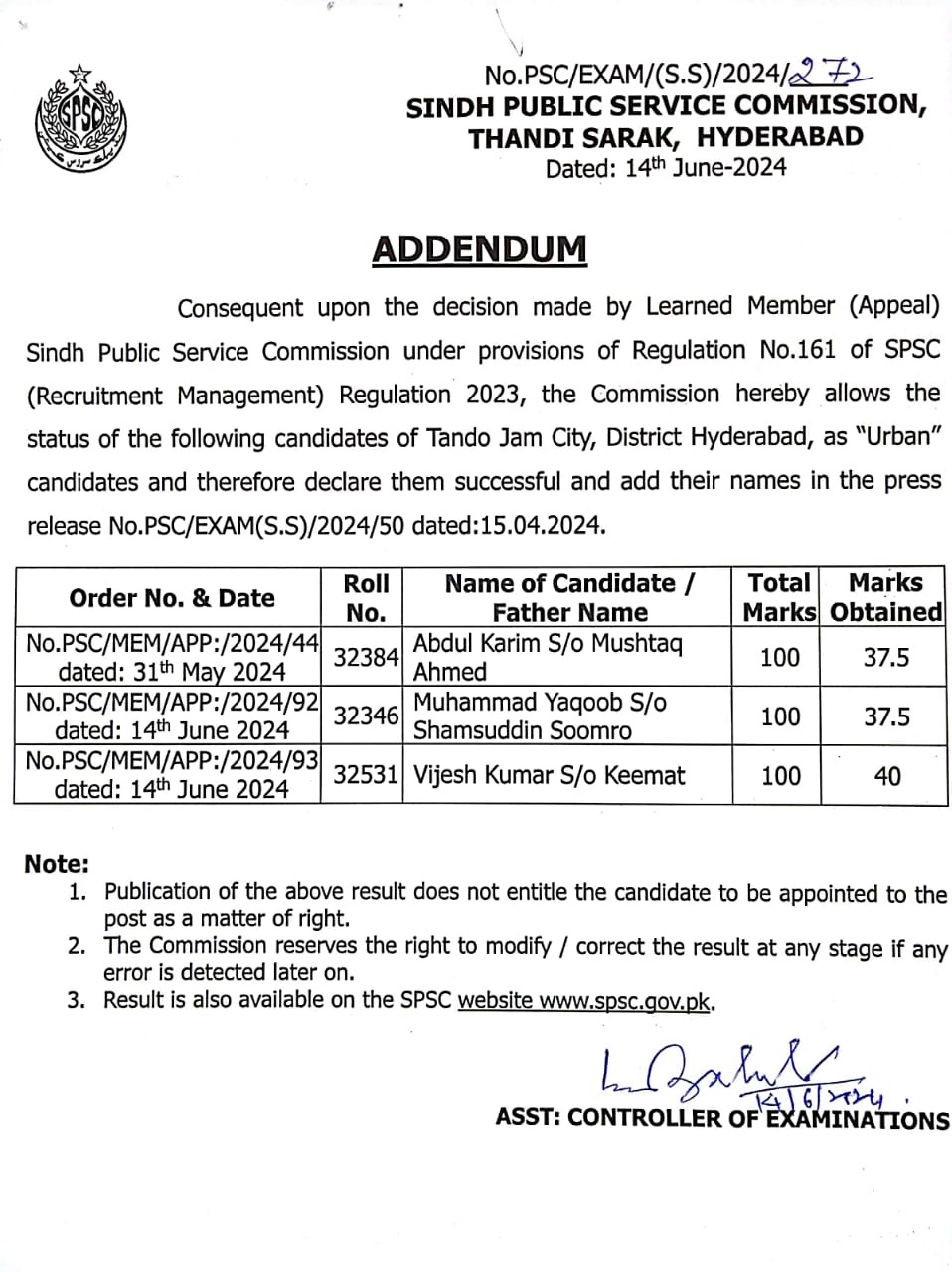 Sindh Public Service Commission